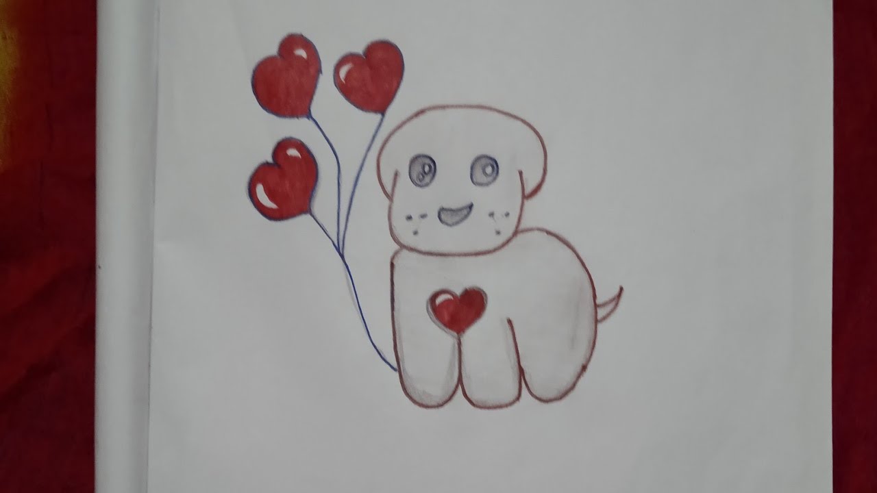 HOW TO DRAW A CUTE PAPPY | STEP BY STEP SIMPLE - YouTube