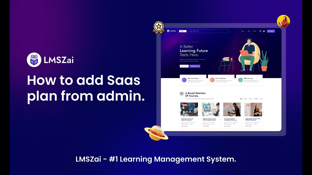 How to Add SaaS Plan from Admin | LMSZai | Learning Management System - YouTube
