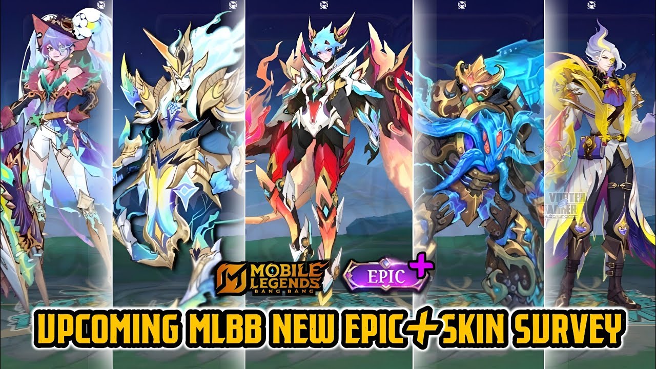 UPCOMING MLBB NEW EPIC+ SKIN SURVEY | MOBILE LEGENDS - YouTube