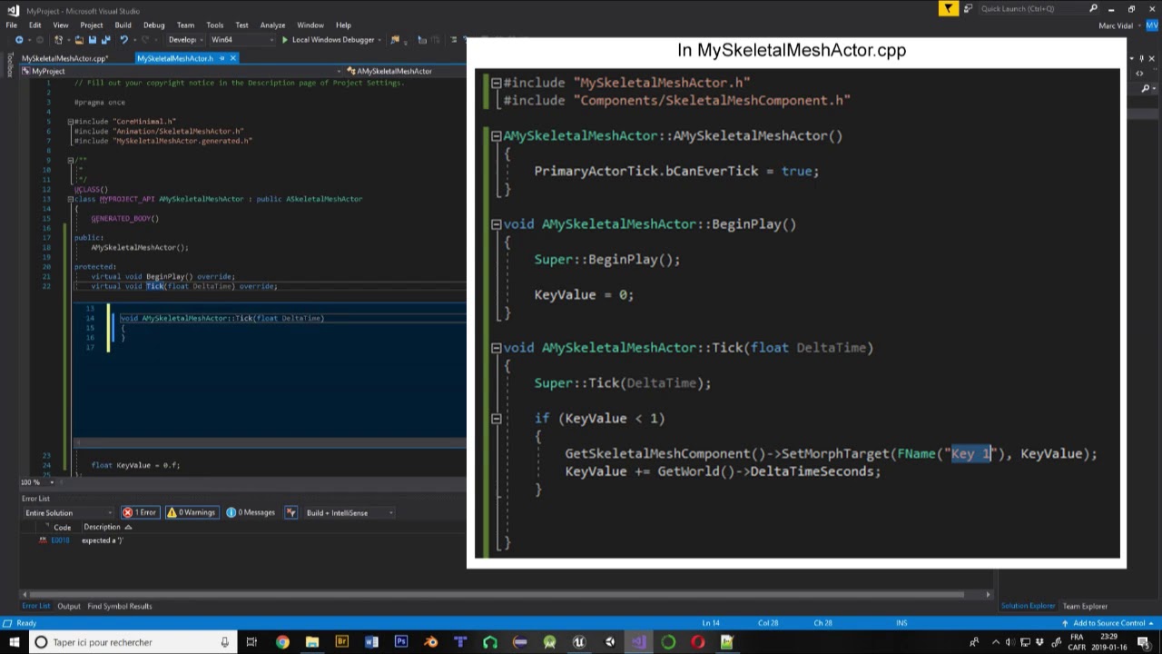 Tutorial UE4 - Blender Shape Keys in UE4 C++ - YouTube