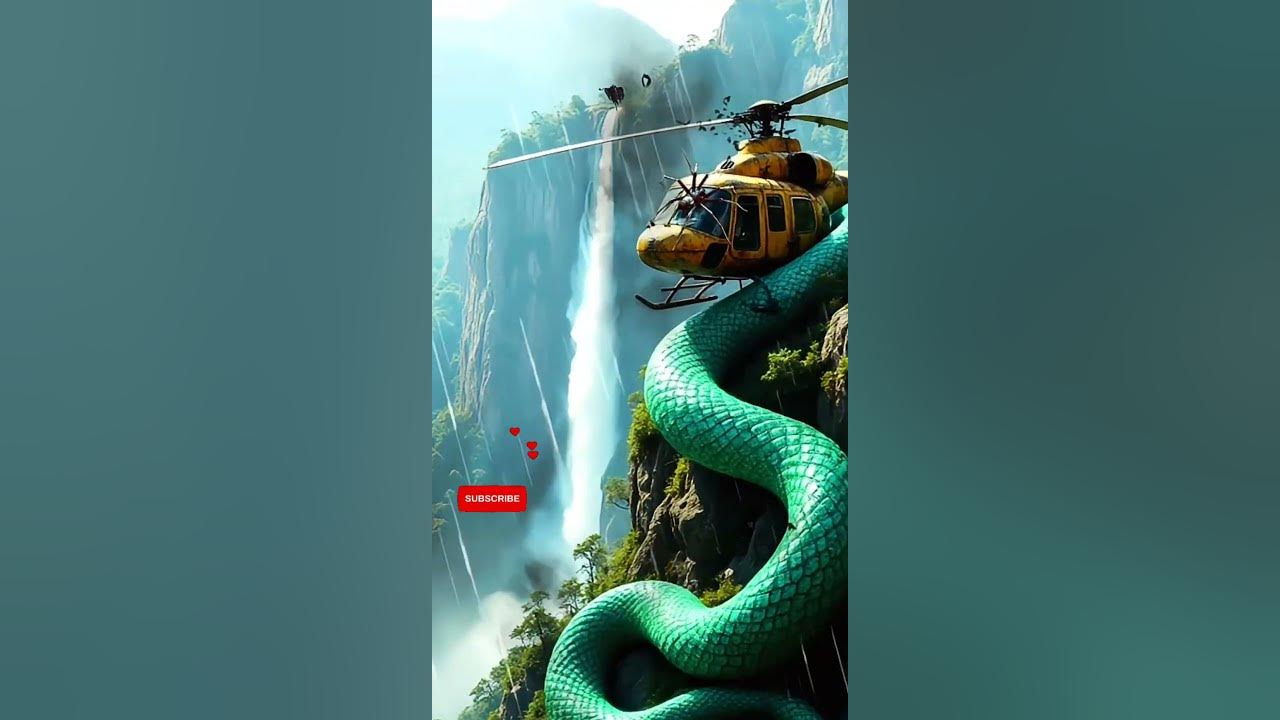 AI Travel Discovery | Giant Python attacking aeroplane | Amazon Jungle ...
