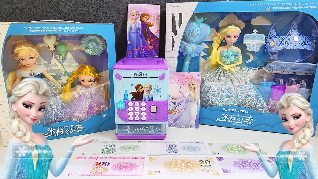10 Minutes Satisfying with Unboxing Frozen Princess Series Elsa Playset ...