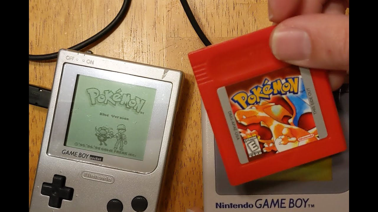 Multiplayer Game Boy games - Pokemon Red and Blue - YouTube