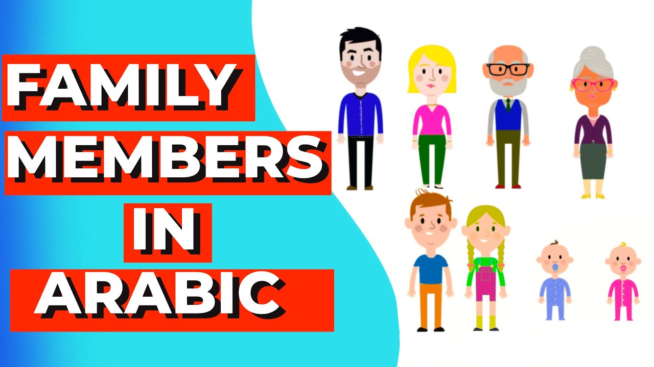 Family Members in Arabic ☆𝔸𝕣𝕒𝕓𝕚𝕔 𝕖𝕒𝕤𝕚𝕝𝕪. - YouTube