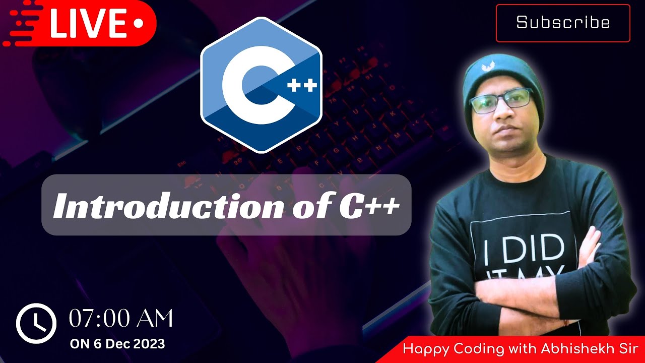 1. Introduction of C++ | C++ Tutorial for beginners - YouTube