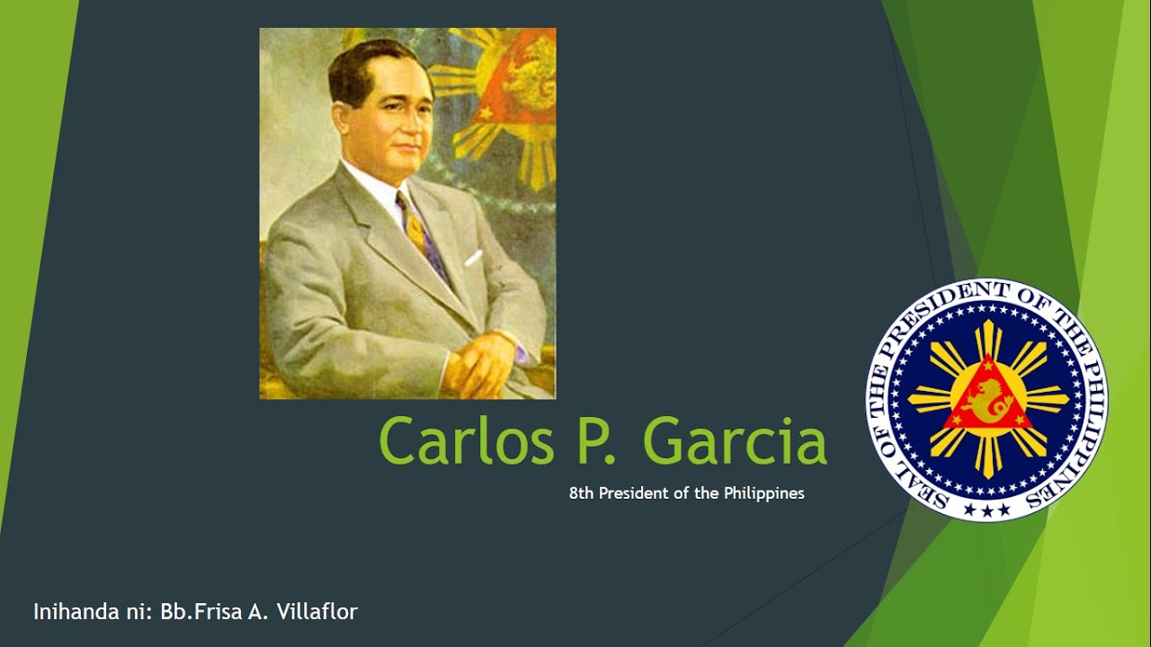 Carlos P. Garcia = president of the Philippines (AEC) - YouTube