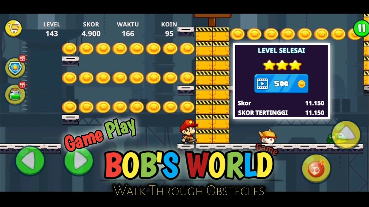 Bob's World Game Level 143 | Gameplay Walkthrough - YouTube