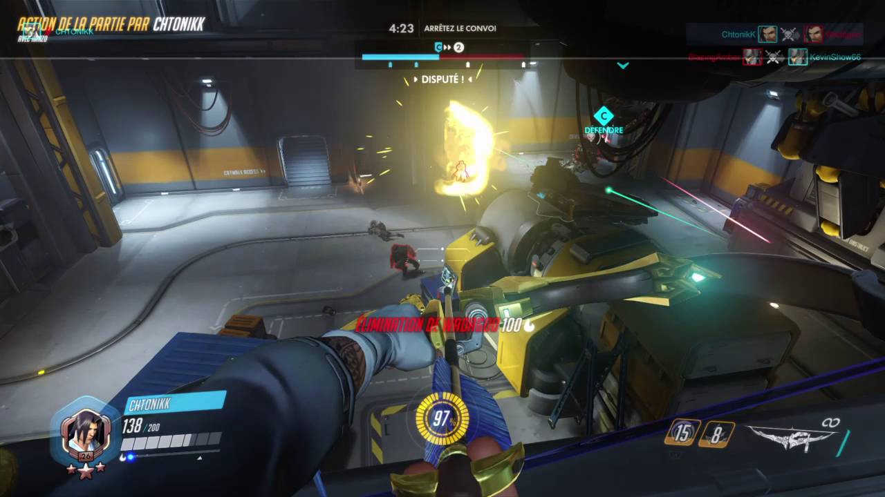 Skin Young Hanzo Golden Bow PotG - YouTube