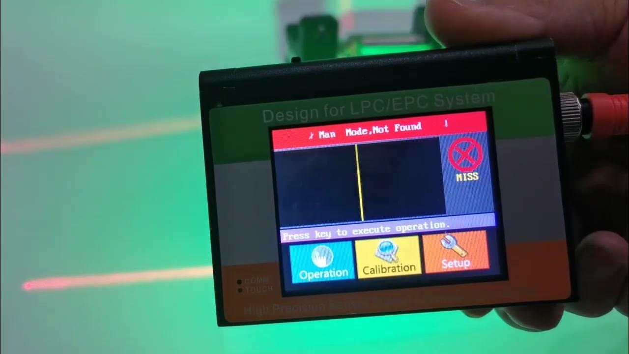 EPC-A12 Web Guiding System EPC/LPC System Edge Line Position Controller with CCD Sensor - YouTube