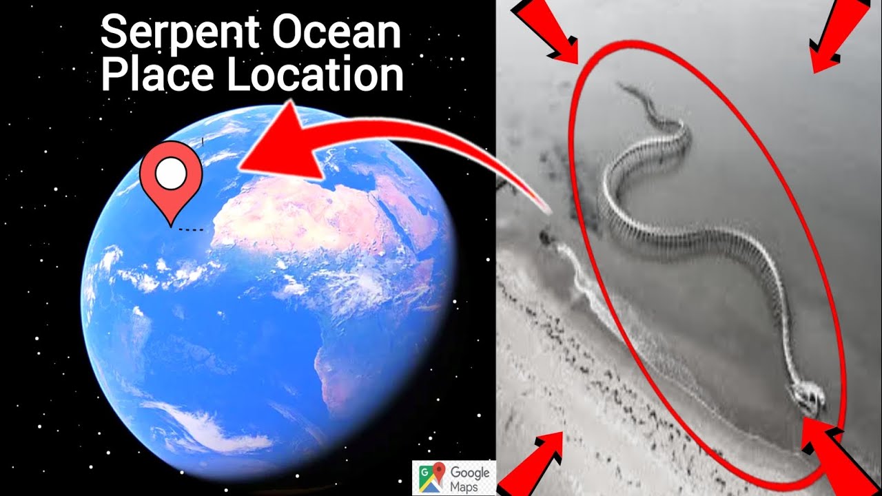 I Found Serpent of The Ocean 🪸 On Google Earth Location You Didn't Know ...