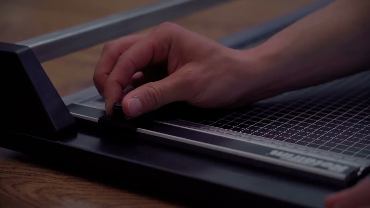 Rotatrim Mastercut MCA2 Paper Trimmer - YouTube