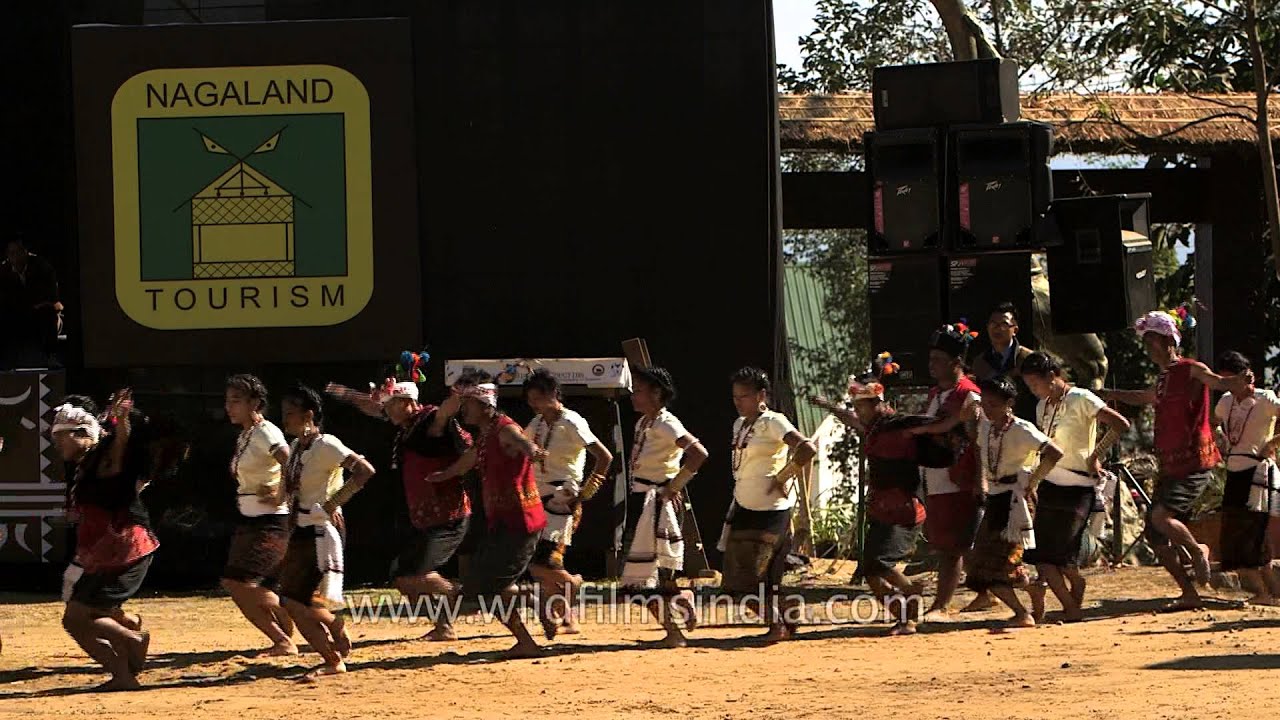 Kuki tribal dance - at Hornbill Fest - YouTube