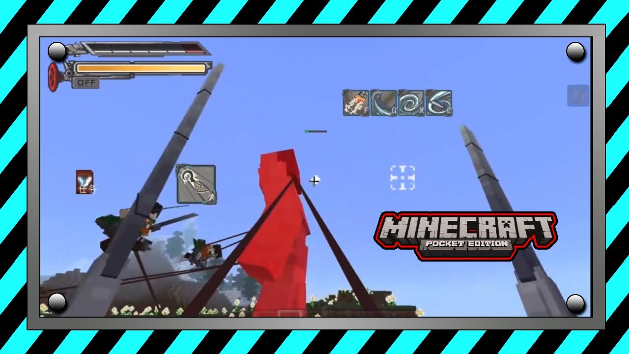 Minecraft PE : Attack on Titan Mod【Mod ShowCase】 - YouTube