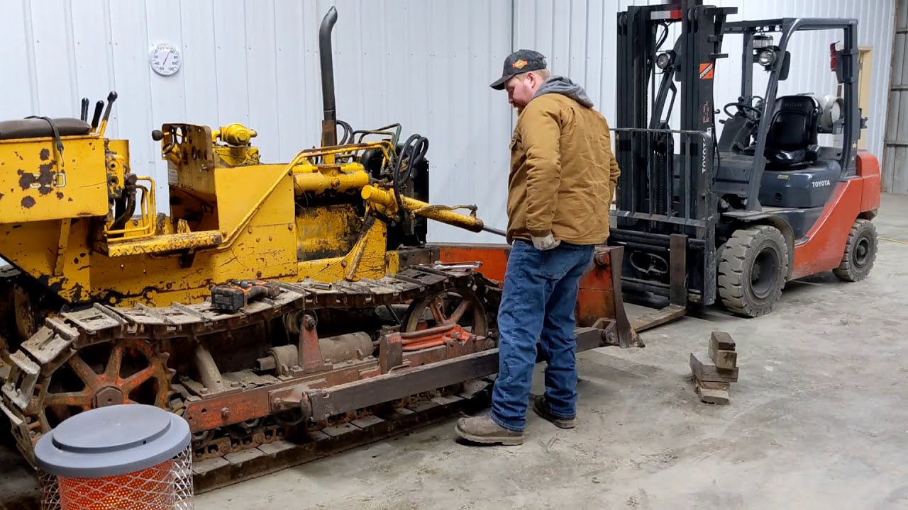 Dropping the Blade Part 14 Case 310 Dozer Rebuild - YouTube