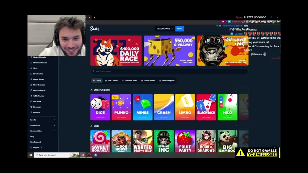 Adin Ross Gambling on Stake (Part 2) - YouTube