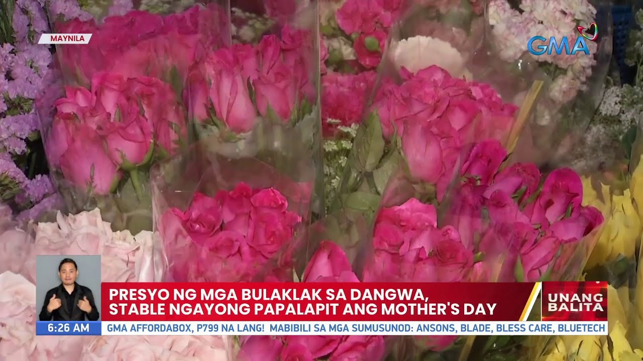 Presyo ng mga bulaklak sa Dangwa, stable ngayong papalapit ang Mother's ...