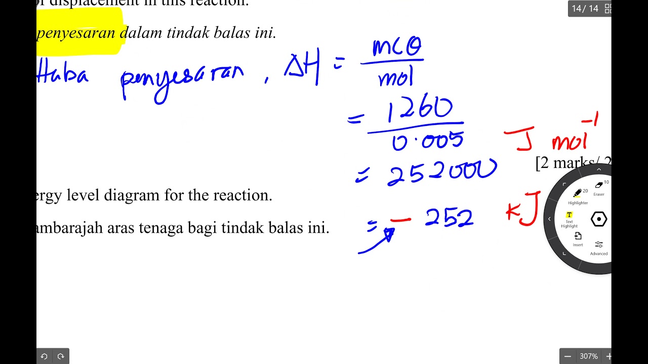 Siri Teknik Menjawab 02: Haba Penyesaran (1 soalan strukltur sahaja ...