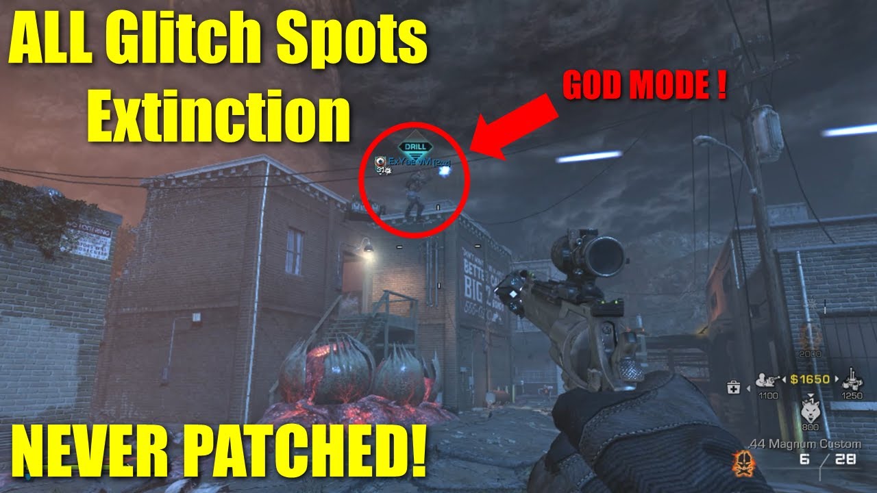 All Working Glitch Spots in Extinction - CoD Ghost - YouTube