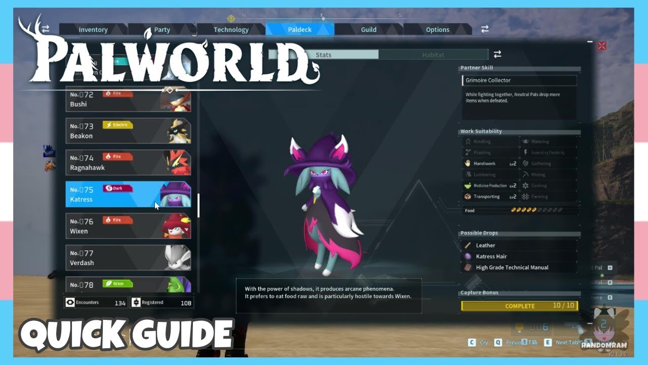 Where To Catch Katress In Palworld | Location Quick Guide - YouTube