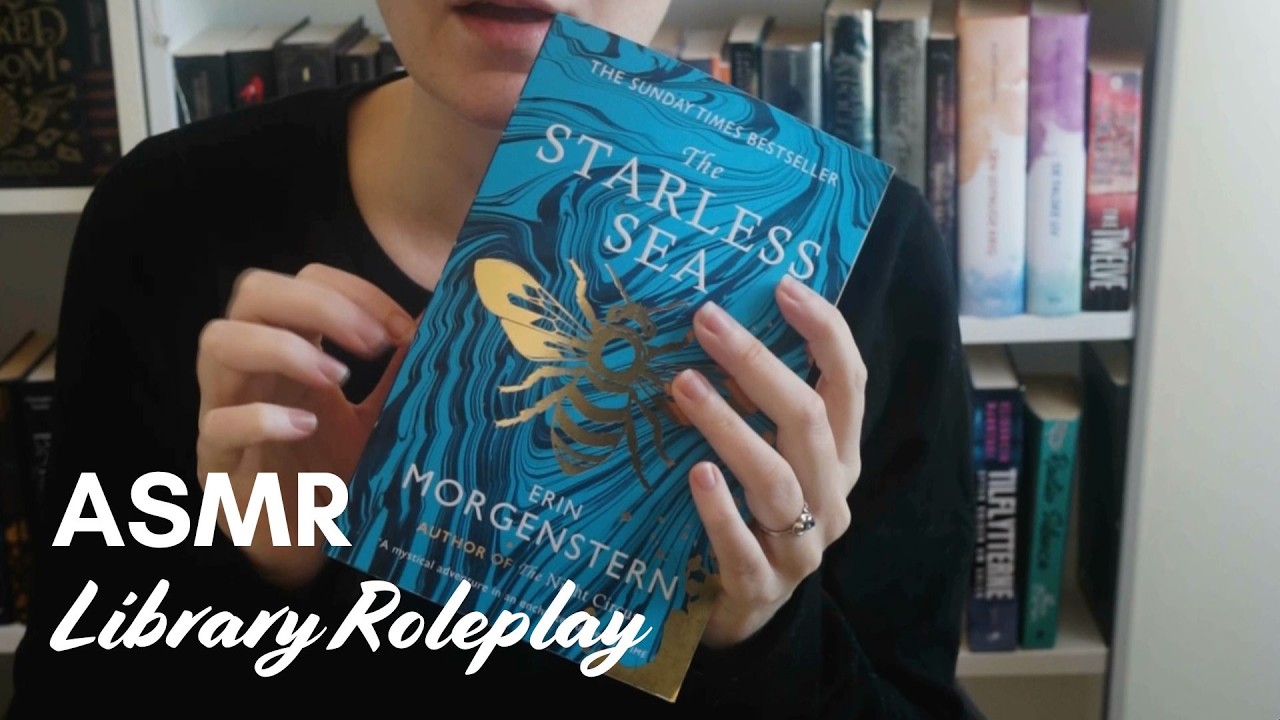 ASMR Library Roleplay 📚 | Soft Spoken, Tapping, Page Flipping, Typing, Whispers - YouTube