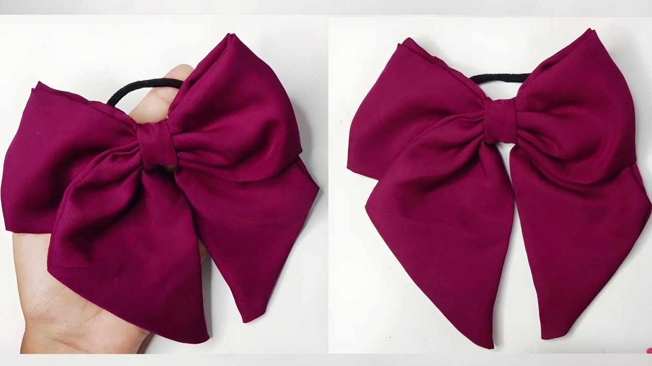 DIY Bow Hair Clip Making | Hair Clip Ideas | Crafty Hair Clips | Bow ...