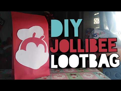 DIY JOLLIBEE LOOTBAG - YouTube