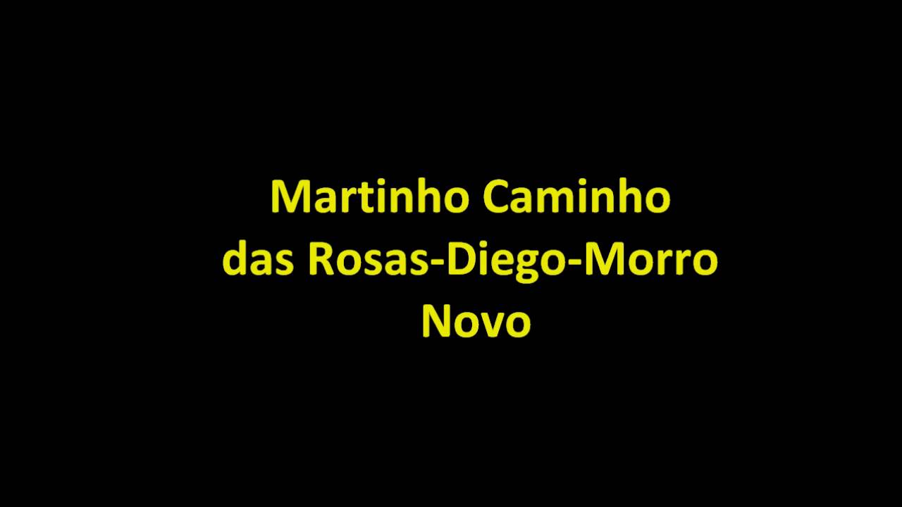 Caminhos Das Rosas Mc Martinho - RETOEDU