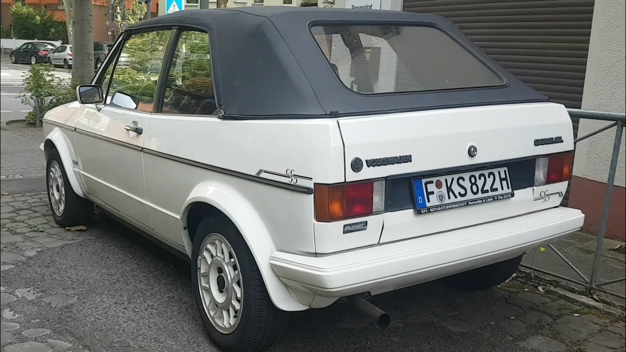 VOLKSWAGEN VW GOLF 1 CABRIOLET VW TYP 155 - YouTube