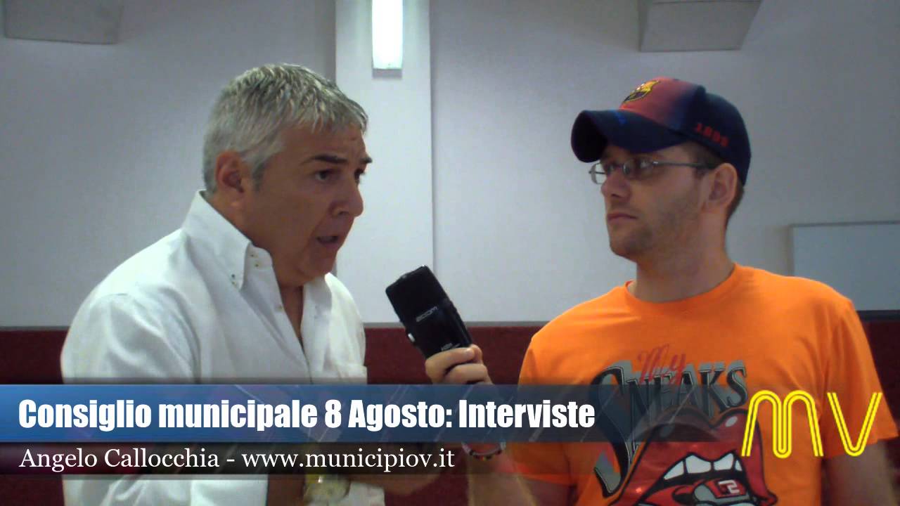 Consiglio municipale 8 agosto: Angelo Callocchia - YouTube