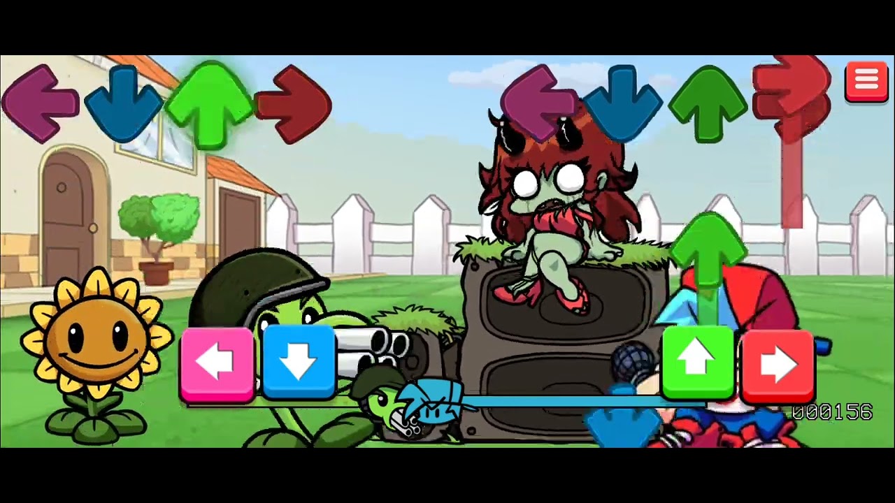 fnf plants vs versus zombies - YouTube