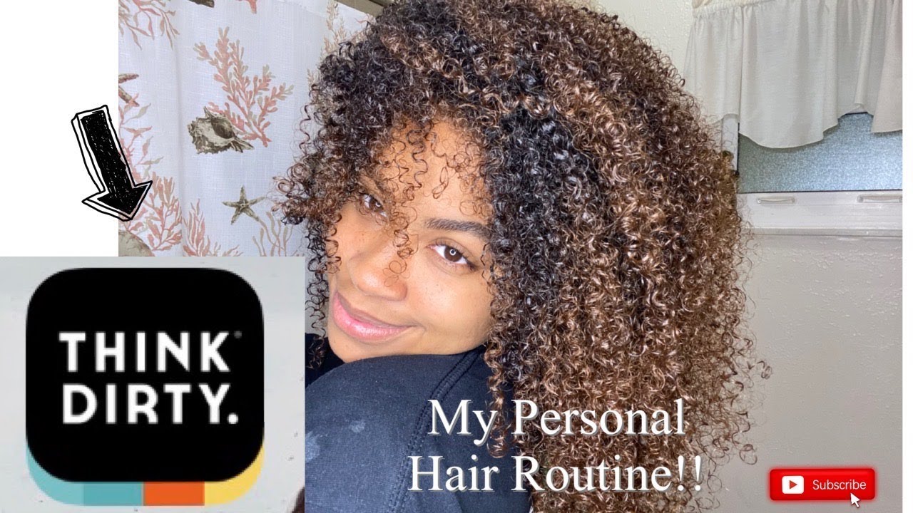 Personal Curly Hair Routine - YouTube