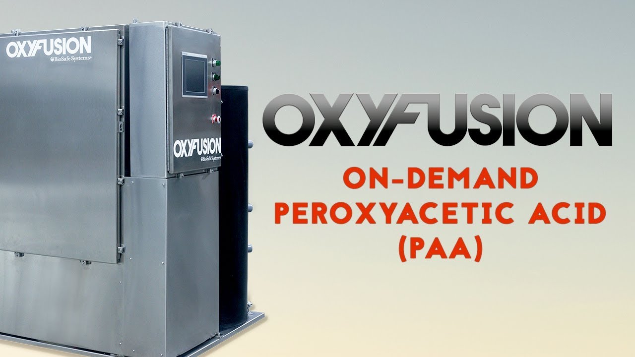 OxyFusion - On-demand peroxyacetic acid (PAA) - YouTube