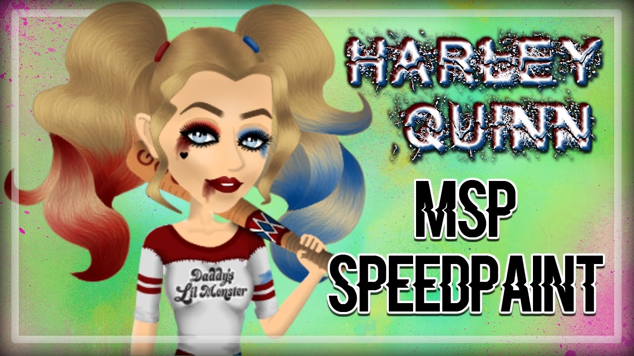Harley Quinn | MSP Speedpaint - YouTube
