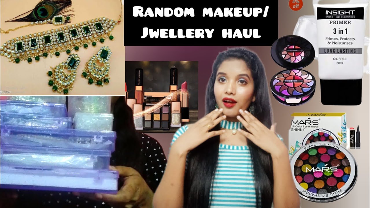 Random Makeup/Bridal Jwellery Haul | Korean Makeup | Starts Rs.150 Only *EPIC*Worth It ...