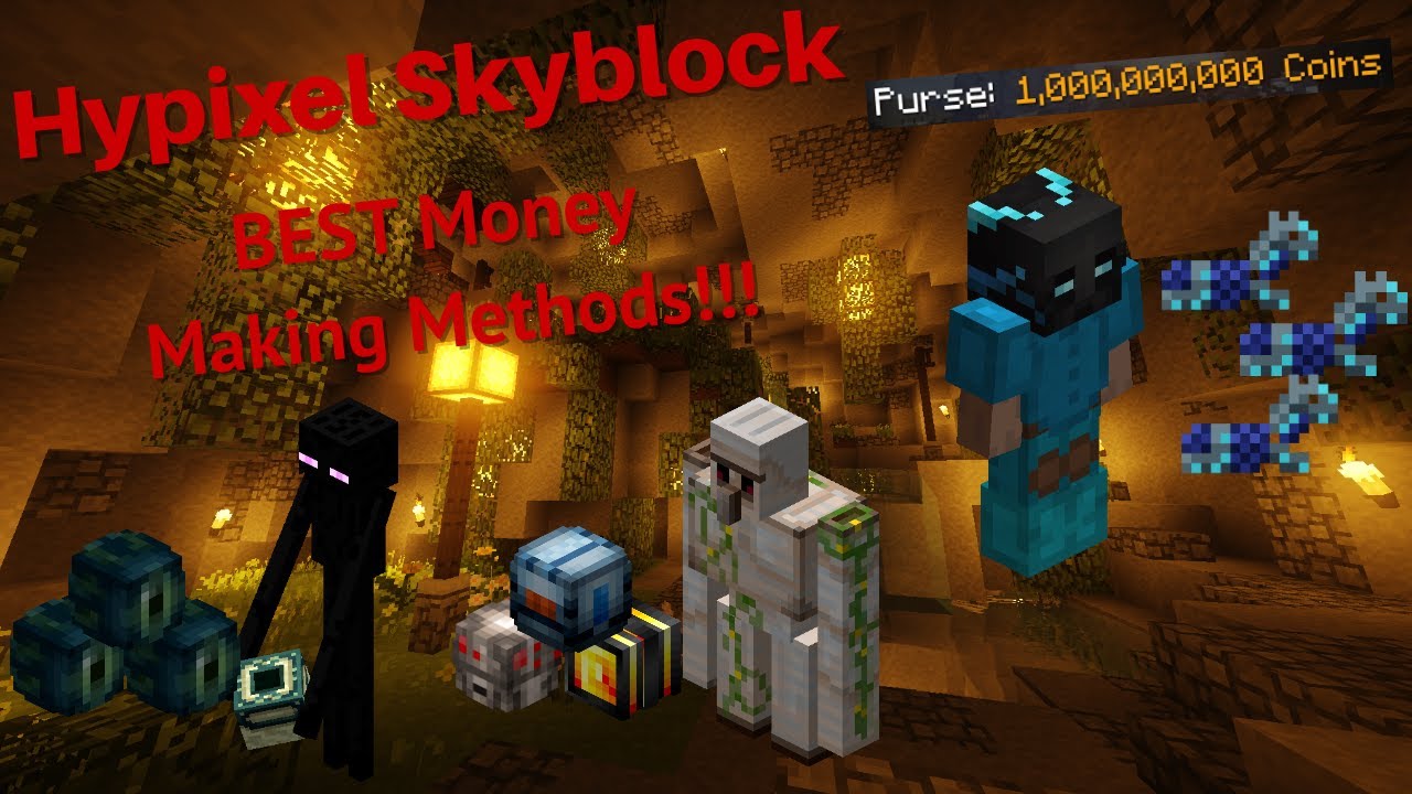 BEST Money Making Methods For Early/Mid/Late Game!!! - Hypixel Skyblock ...