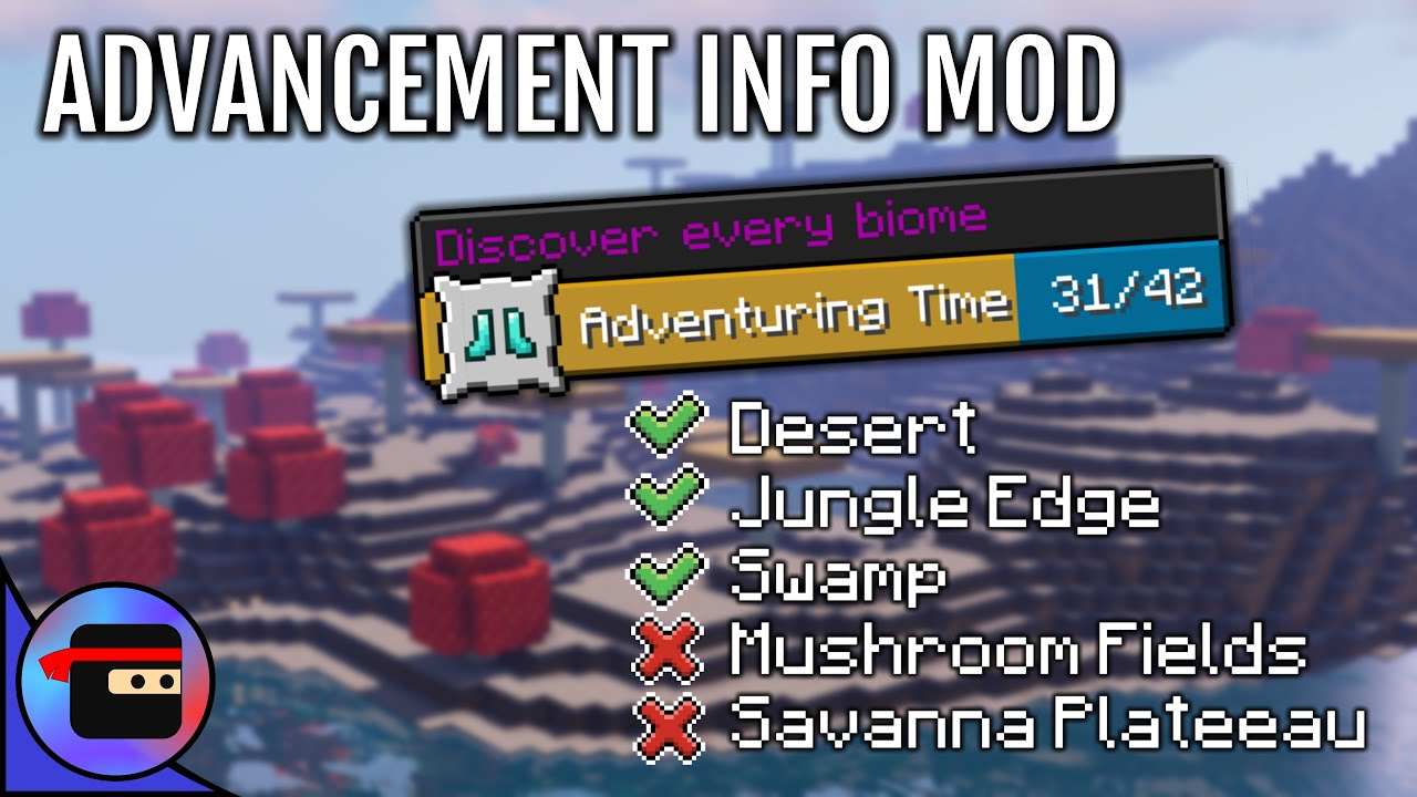 AdvancementInfo: BEST Mod for Completing ADVANCEMENTS! | Minecraft Mod ...