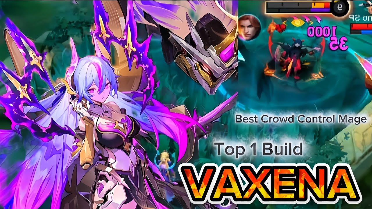 Vaxena full gameplay !! Top 1 build !! Mobile legend #mobilelegends ...