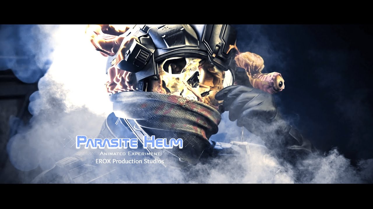 Parasite helm animated experiment - EROX Production Studios - YouTube