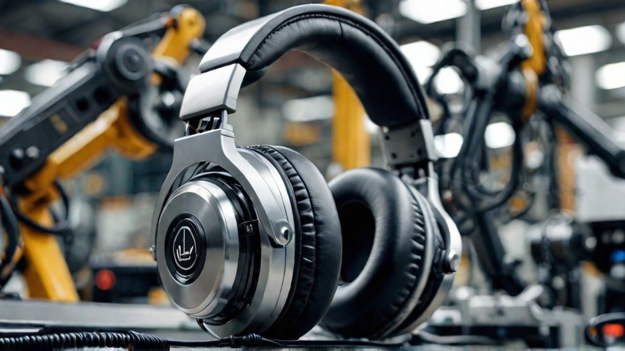MAKING HEADPHONES IN A HEADPHONE MAKING FACTORY!!! - YouTube