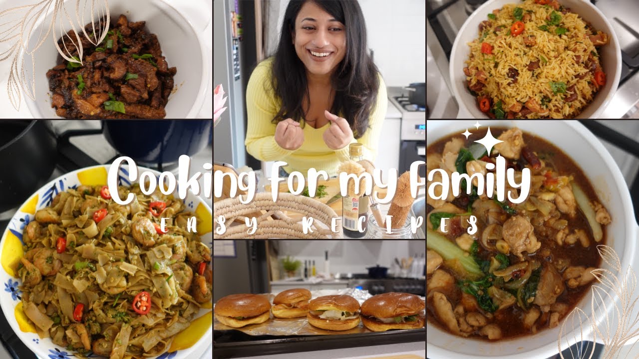 Cooking for my Family - Easy Dinner Recipes - YouTube