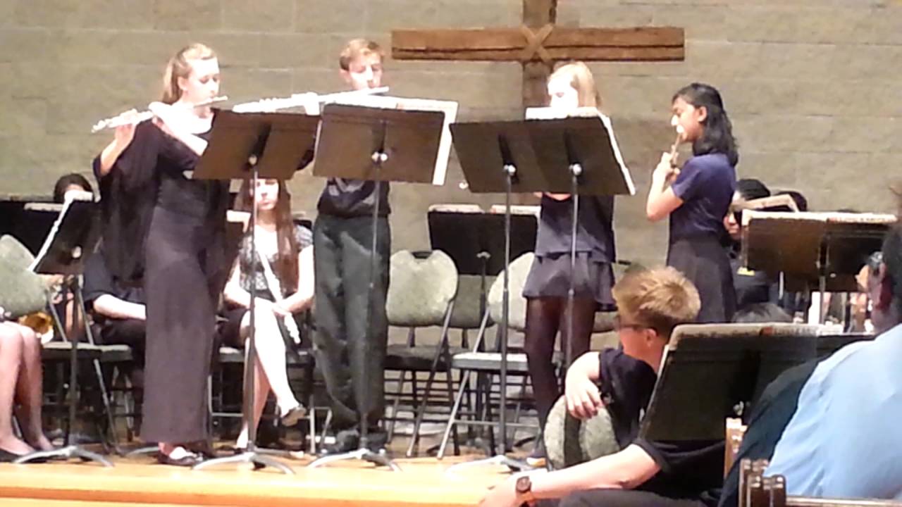 R.S. McLaughlin C.V.I. Flute Quartet, year end performance May 19, 2016 ...