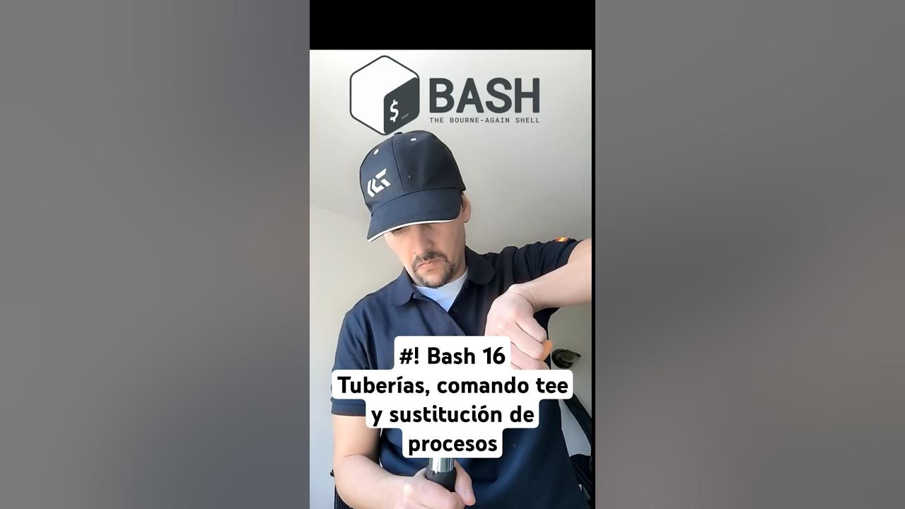 #! Bash 16 - Tuberías, comando tee y sustitución de procesos - YouTube