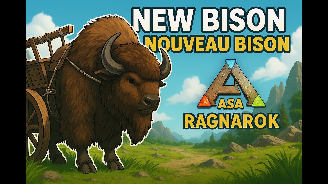 Nouveau Bison – New Bison in ARK ASA Ragnarok Guide - YouTube