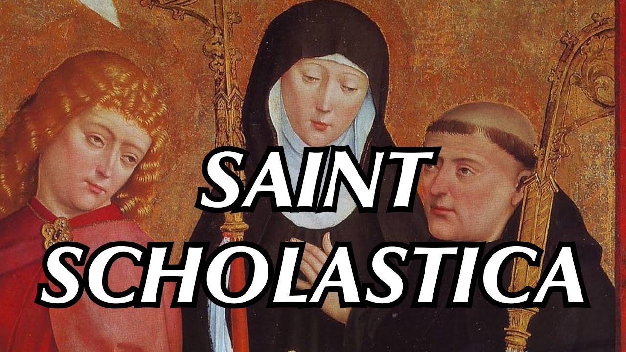 SAINT OF THE DAY, FEB - 10th | Saint Scholastica! Twin sister of Saint ...