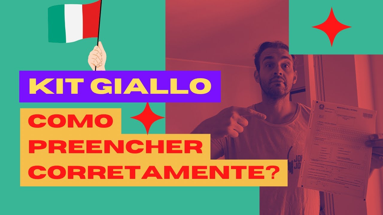 COMO PREENCHER O PERMESSO PARA CÔNJUGE. COMO PREENCHER O KIT GIALLO ...