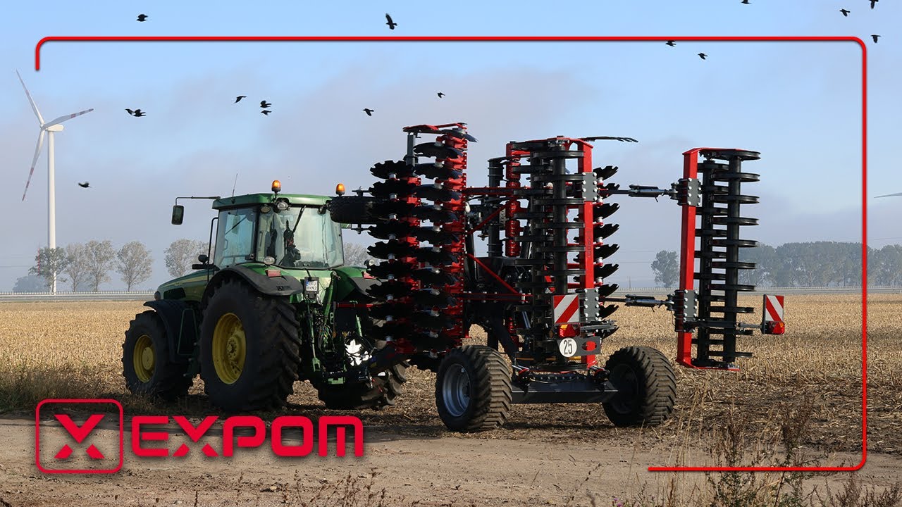 Agregat talerzowy REX 610 5 m - YouTube