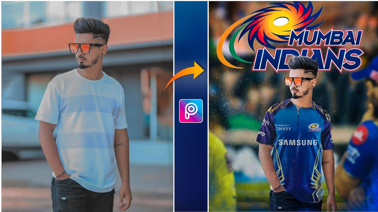 IPL Special Photo Editing 2023| IPL- MI [Mumbai Indians] Photo Editing ...