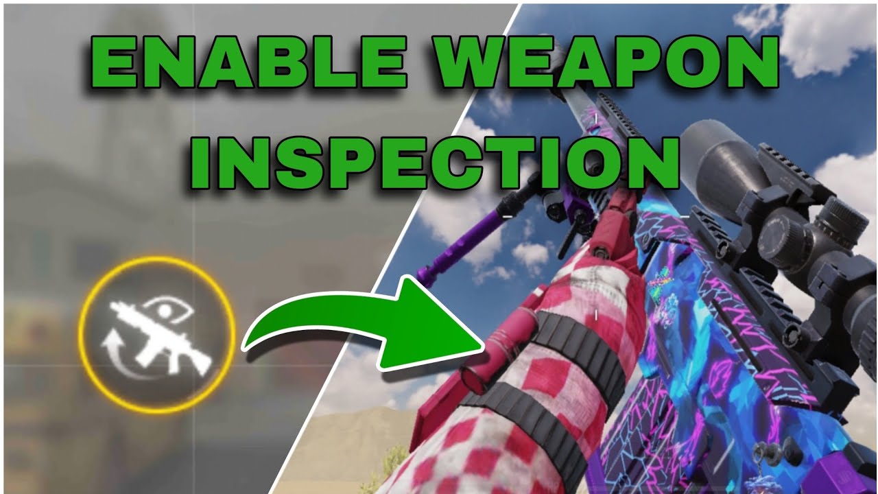 How to enable weapon inspection while sprinting, jumping, and sliding ...