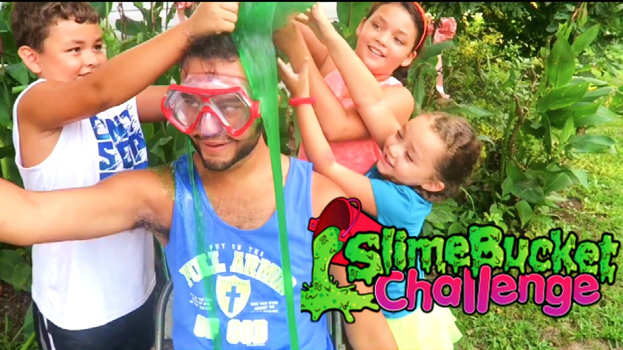 EPIC SLIME BUCKET CHALLENGE! - YouTube