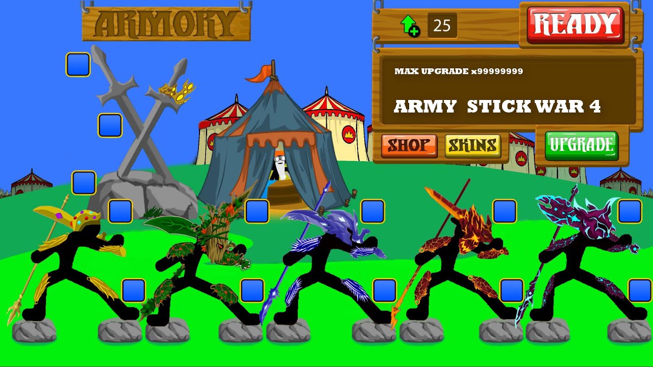 New Update + Upgrade Army Stick War 4 Max Level x999999999 Power | Stick War Legacy - YouTube